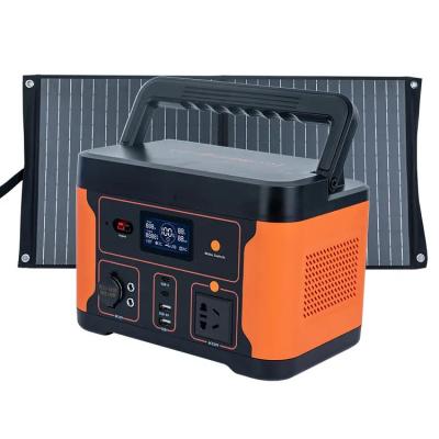 China 500W Lithium Portable Power Station Lifepo4 Emergency Energy Storage Power Station for sale