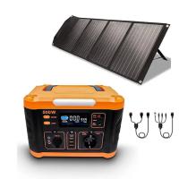 China Rechargeable Portable Solar Power Station 220V AC Pure Sine Wave for Camping for sale
