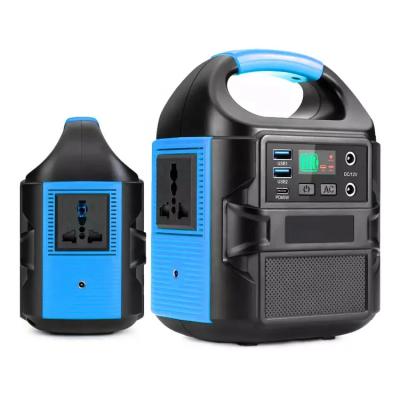 China Small Size 100W Mobile Power Station With Solar Panel USB/DC Output for sale