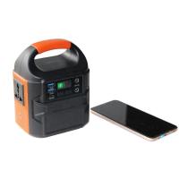 China 100W Mobile Lithium Portable Power Station Car Jump Starter Power Station AC USB DC Output for sale