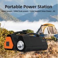 China Outdoor Camping Portable Power Station Jump Starter 100W 155Wh for sale