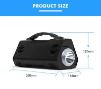China Outdoor Camping Portable Power Station 155wh 42000mah 260*118*125mm for sale