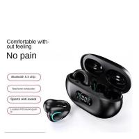 China Clip On Sports Bluetooth Earphones Anti Lost Bone Conduction Wireless Mic Talking Headset for sale