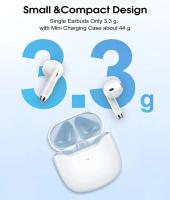 China IPX7 TWS Wireless Bluetooth Earphones Type C Fast Charging Earbuds 37.2g for sale