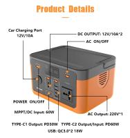 China 110V 220V AC Portable Generator Power Station Energy System 100000mAh Mobile Power Bank for sale