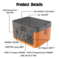 China 300W Free Solar Power Generator Portable Power Station Lifepo4 Battery 3.6kg for sale