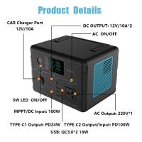 China 500W Lifepo4 Solar Power Station , 518wh Portable Power Station CE ROHS FCC Certificates for sale