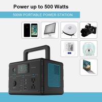China 500W Lifepo4 Solar Power Station , 518wh Portable Power Station CE ROHS FCC Certificates for sale