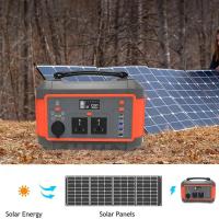China OEM LiFePO4 Portable Solar Power Station 600W AC Output For Blackout Emergency Rescume for sale