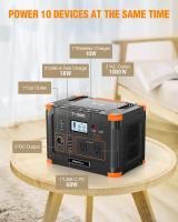 China 1000w Camping Portable Power Station LiFePO4 Battery Super Quick Charging for sale