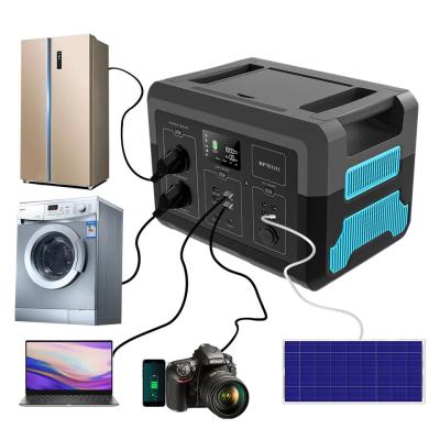 China 1500W 1380Wh Portable Emergency Power Supply Battery Pure Sine Wave for sale