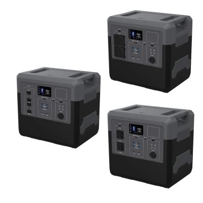 China 2400W Home Portable Solar Power Station 2560Wh OEM ODM Accept for sale