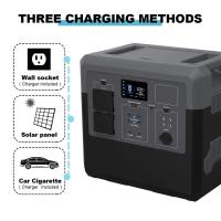 China 2400W Home Portable Solar Power Station 2560Wh OEM ODM Accept for sale