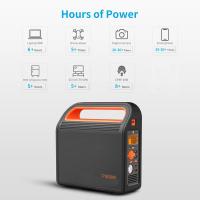 China Blackout Portable Solar Power Station 311Wh 86400mAh With LED SOS DC for sale