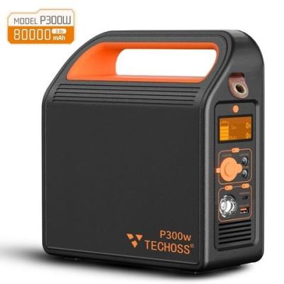 China Blackout Portable Solar Power Station 311Wh 86400mAh With LED SOS DC for sale