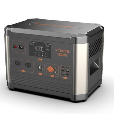 China 1500W Portable Power Station With Pull / Handle 370*250*300mm for sale