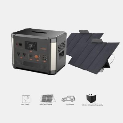 China 2W LED Light Camping Portable Power Supply 1500W for sale