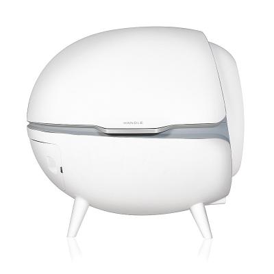 China AC 110V Smart Automatic Pet Litter Box Self Cleanning With App Concrol for sale