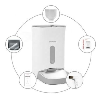 China Programmable Automatic Pet Feeder Smartphone App Connected Smart Pet Feeder for sale