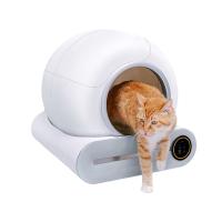 China 2 Level Self Cleaning Cat Litter Trays 65L-76L Rectangle Shape With Large Litter Boxes for sale