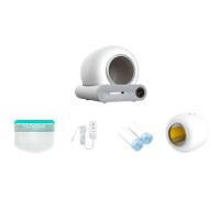 China Plastic Luxury Pet Smart Litter Boxes 65L-76L Large Capacity With App Control for sale