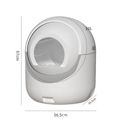 China WiFi Enabled Smart Cat Litter Box With Odor Control Remote Monitoring And Notifications for sale