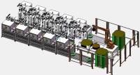 China 3200mm Automatic Palletizing System High Productivity LDPE Palletizing Robot Arm for sale