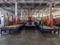 China CE ISO Automatic Palletizing System High Productivity 480V Palletizing Solutions for sale