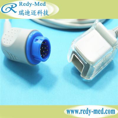 China Reused Mindray Compatible SPO2 Extension Cable For 0010 - 30 - 42738 T5 / T8 for sale