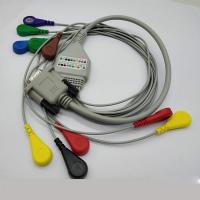 China Shidaishuma Snap Holter ECG Cable Monitor For Patient AHA Shandard 91cm Length for sale
