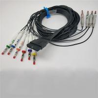 China 4mm Minigrabber Test Clip To Banana Plug , Medical EKG Leads For Schiller for sale
