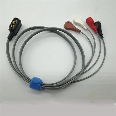 China Digitrak XT 4 Lead PH ECG Clips, Gray Medical Ekg For ECG Machine for sale