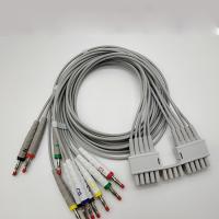 China MORTARA Holter ECG Cable 10 Leadwires Banana Plug IEC Standard Durable for sale