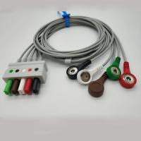 China 90cm Length ECG Cables And Leadwires Compatible Siemens AHA Standard Accessories for sale