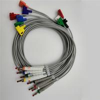 China 10 Leads PH ECG Trunk Cable Recorder , Banana Medical Ekg AHA Standard for sale