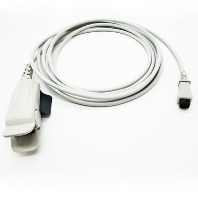 China Konica Minolta Monitor SPO2 Sensor Pulsox 300 300i 6 Pin Adult Finger Clip for sale