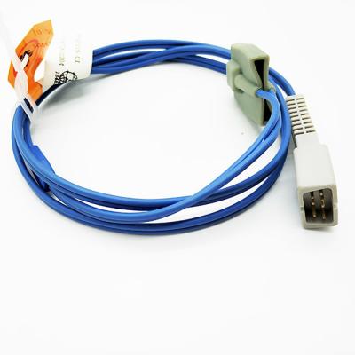 China Nellco Soft Tip Monitor SPO2 Sensor 1.1M Length TPU Material 9 Pin Connector for sale