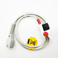 China Monitor Nellco pediatric finger clip Spo2 Sensor , Pediatric 1.1M 9 Pin Spo2 Production for sale