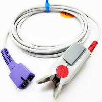 China Encrypt Nellco Reusable Spo2 Sensors , TPU 3m Pulse Oximeter Finger Sensor for sale
