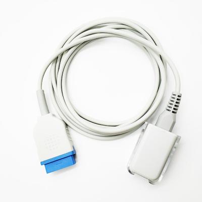 China Marquette SPO2 Extension Cable  Pulse Oximeter Adapter Cable Grey Color for sale
