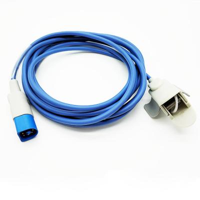 China Blue Cable Monitor SPO2 Sensor For MP70 / MP80 Medical Grade TPU Material for sale