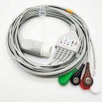 China HP Snap 8 Pin ECG Cables And Leadwires Water Resistant CE / ISO Certifications for sale