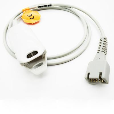 China Oximeter Probes Monitor SPO2 Sensor Adult Finger Clip DB 9 Pin Plug for sale