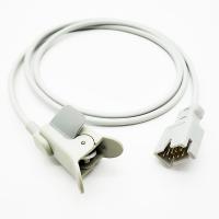 China Medical Spo2 Sensor , Pediatric Clip Pulse Oximeter Oxygen Probe 1.1M Long for sale
