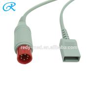 China Spacelabs IBP Adaptor Cable To Utah Transducer 6 Pin 3.5 M CE /13485 Available for sale
