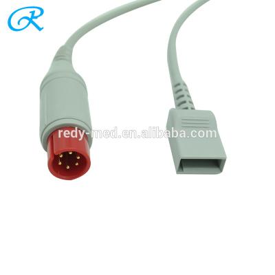China Spacelabs IBP Adaptor Cable To Utah Transducer 6 Pin 3.5 M CE /13485 Available for sale