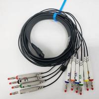 China Schiller 10 Lead Banana EKG Cables 3.6M Length 10 Resistor AHA Standard for sale