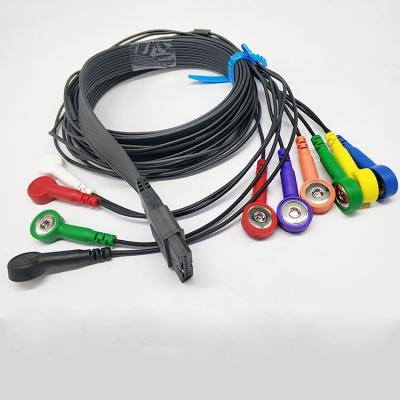China Compatible Schiller Ecg Cable , Stable Performance Black Ge ECG Lead Wires for sale