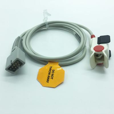China 1.1 Meter Monitor SPO2 Sensor Reusable Pediatric Finger Clip Nonin For 9002 9303 9302S for sale