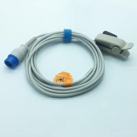 China Adult Finger Clip Pulse Oximeter Spo2 Sensor 3 Meter Cables Biolight TPU Material for sale
